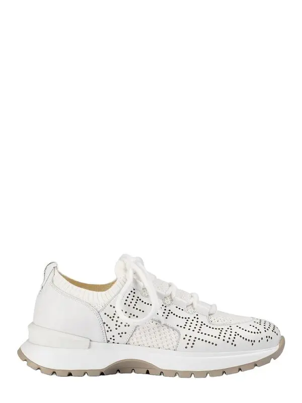 DOUCAL'S Lace Up Sneakers - White