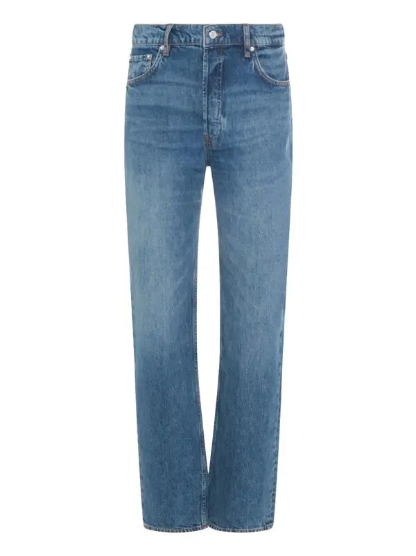 ANINE BING Straight Leg Jeans - Blue