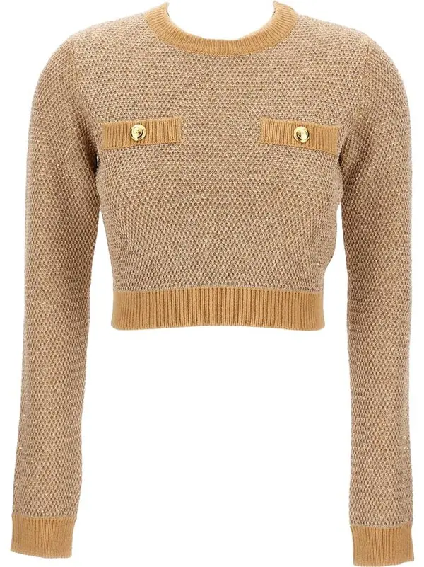 Elisabetta Franchi Sweater - Beige