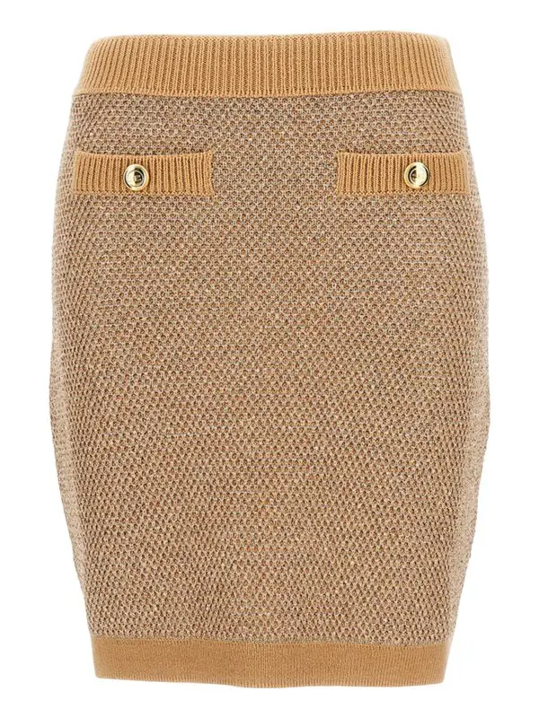 Elisabetta Franchi Skirt - Beige