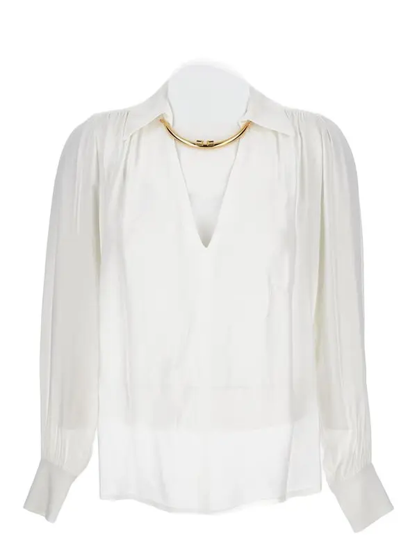 Elisabetta Franchi Top - White