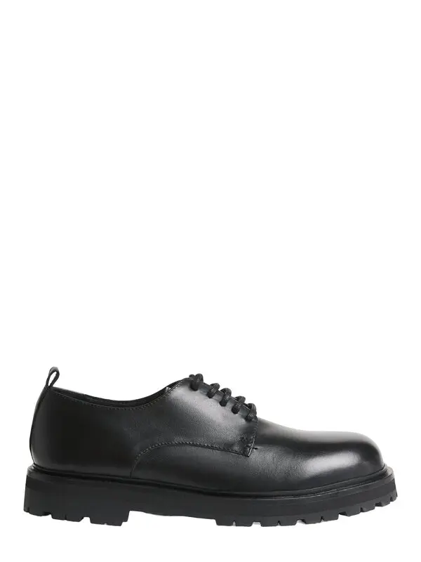 Studio Nicholson Leather Jackson Derby Shoes - Black