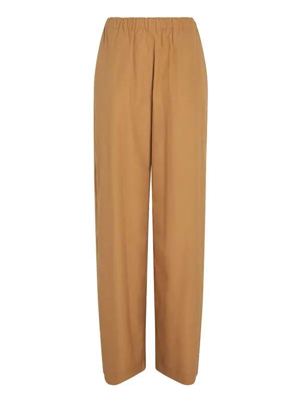 Fabiana Filippi Cotton Embellished Wide-leg Trousers - Brown