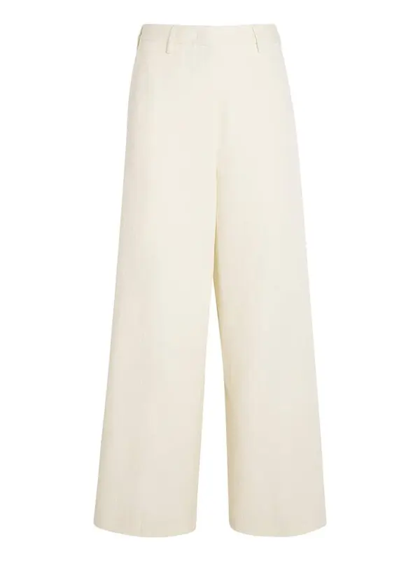 Fabiana Filippi Embroidered Tailored Trousers - Ivory