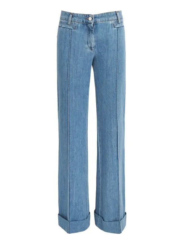 Missoni Straight-leg Cotton Denim Jeans - Blue