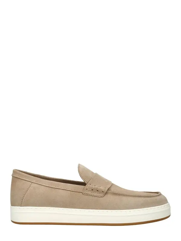 Hogan Suede H-tv Loafers - Beige