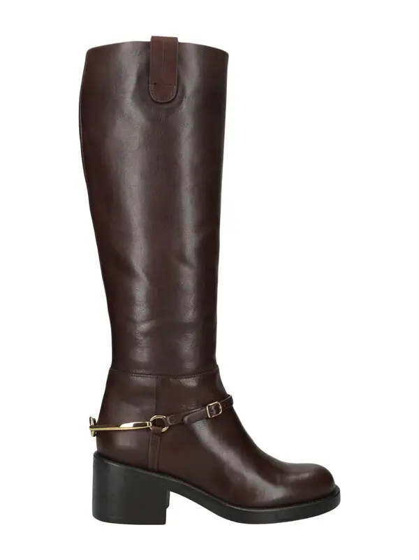 Chloé Leather Dakota Knee-high Boots 70 - Brown