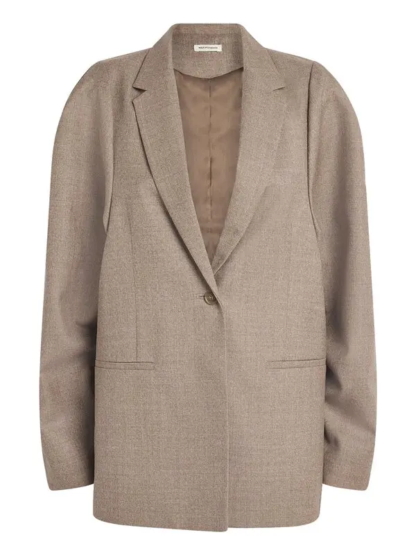 Bite Studios Wool Blazer - Brown
