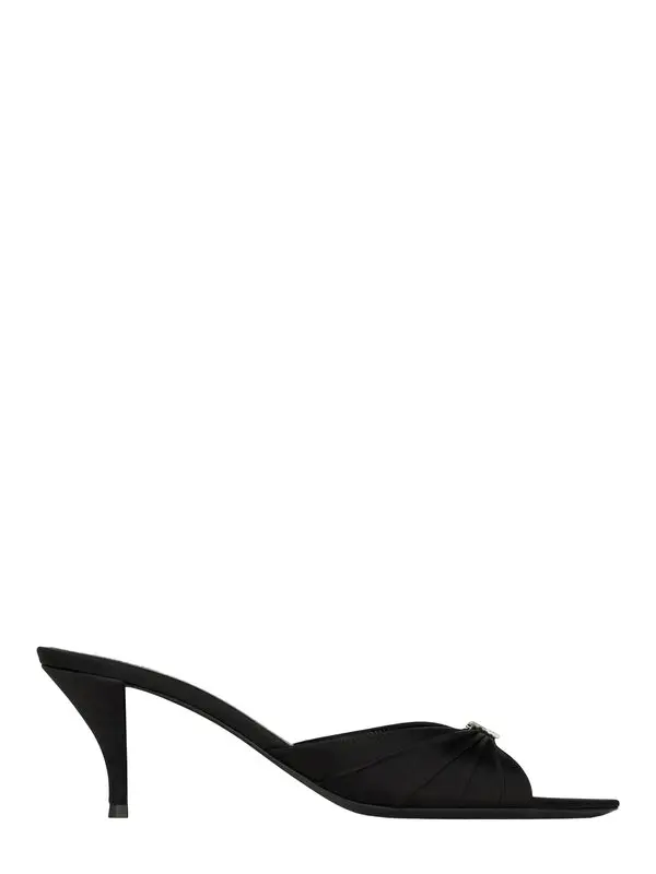 Saint Laurent Jerry 60 Heeled Mules - Black