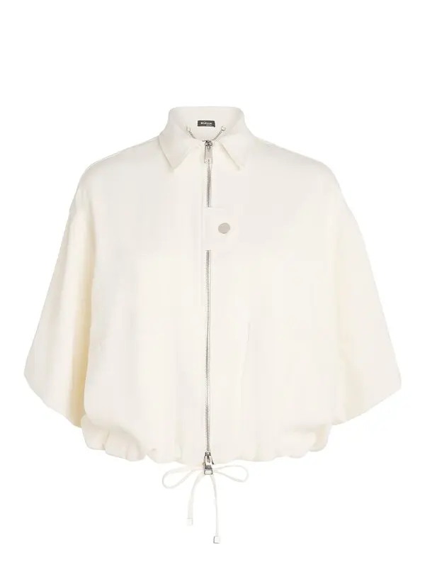 Kiton Wool-silk Jacket - White