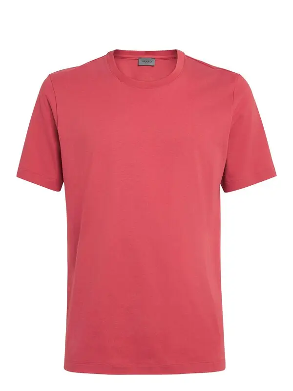 Hanro Cotton Living Crew-neck T-shirt - Red