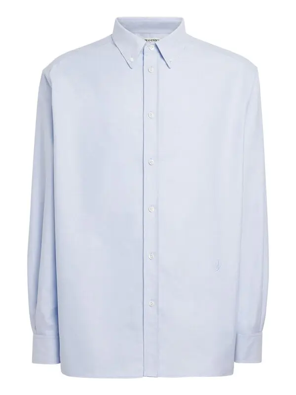 JW Anderson Cotton Oxford Shirt - Blue