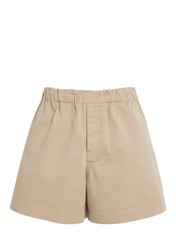 JW Anderson Cotton Drawstring Shorts - Beige