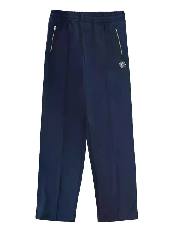 Casablanca Appliqué Panel Track Pants - Blue