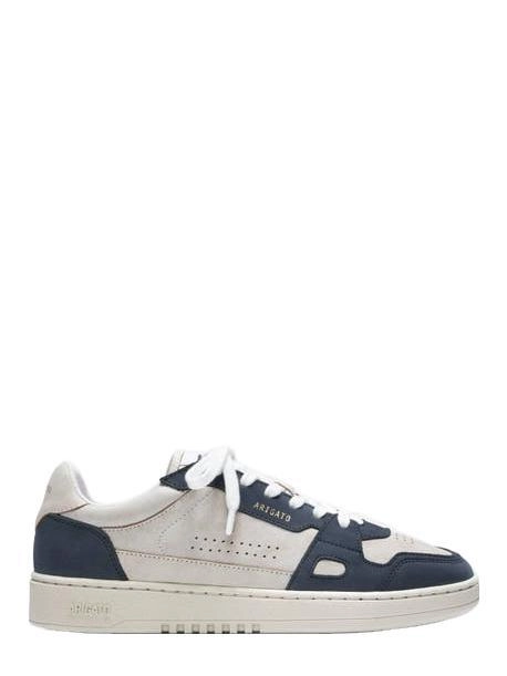 Axel Arigato Dice Lo Cracked Leather Sneakers - Beige/blue