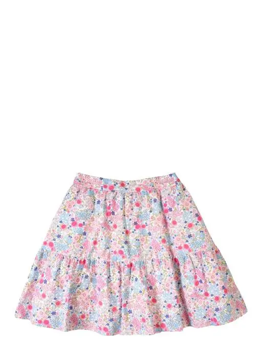 FLORENCE EISEMAN Floral Print Poplin Skirt - Multi