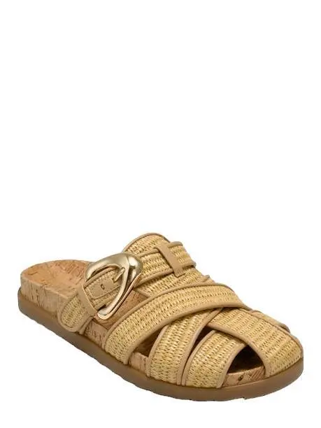Aerosoles Liberty Woven Raffia Fisherman Mule - Natural Basket Raffia