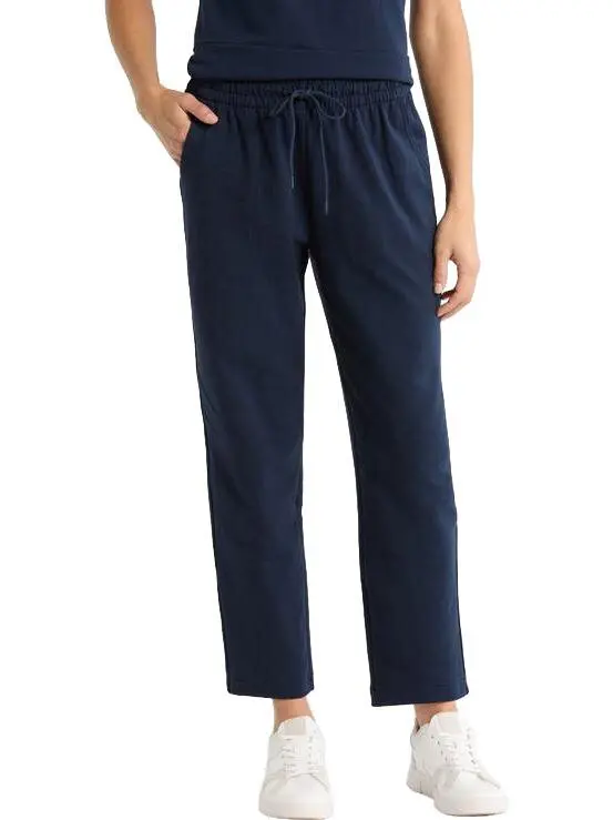 Zella Tempo Terry Ankle Pants - Navy Sapphire