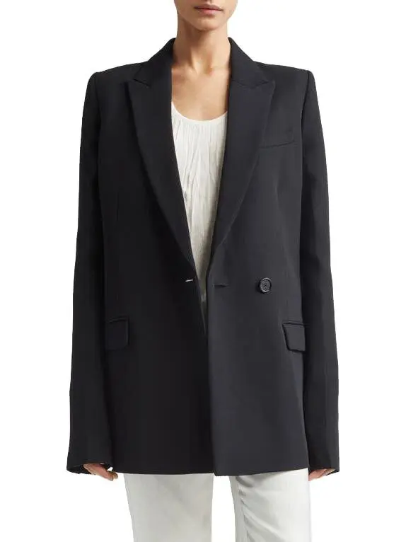TOTEME Slim Tailored Double-breasted Blazer - Black
