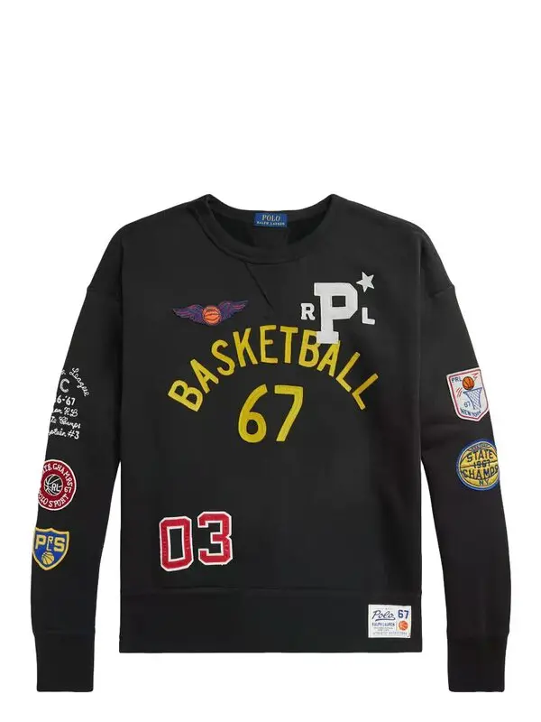 Polo Ralph Lauren Appliqué-embellishments T-shirt - Black
