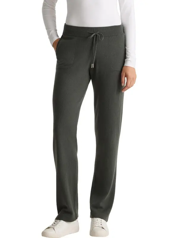 Quince Mongolian Cashmere Pants - Moss