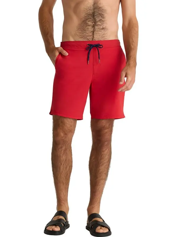 Quince Italian Boardshorts - Cherry
