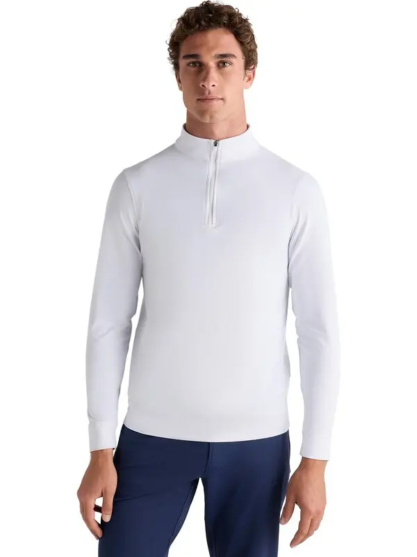 Quince Performance Golf Quarter-zip - White