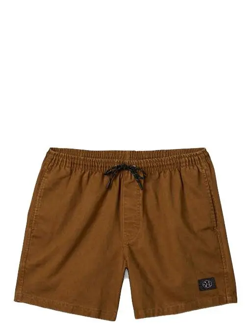 MAUI & SONS Drift Walk Cotton Canvas Drawstring Shorts - Bronze