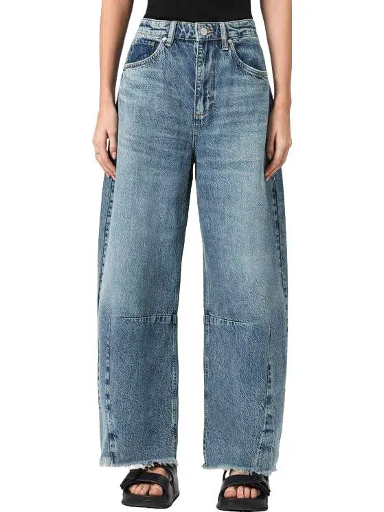 ALLSAINTS Payton Barrel Leg Jeans - Vintage Indigo