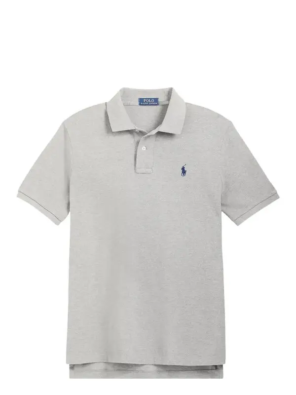 Polo Ralph Lauren Short Sleeve Logo Polo Shirt - Grey