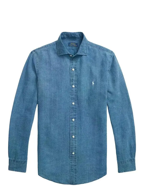 Polo Ralph Lauren Dotted-pattern Shirt - Blue