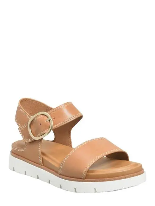 SOFFT Gweneth Ankle Strap Platform Sandal - Caramel