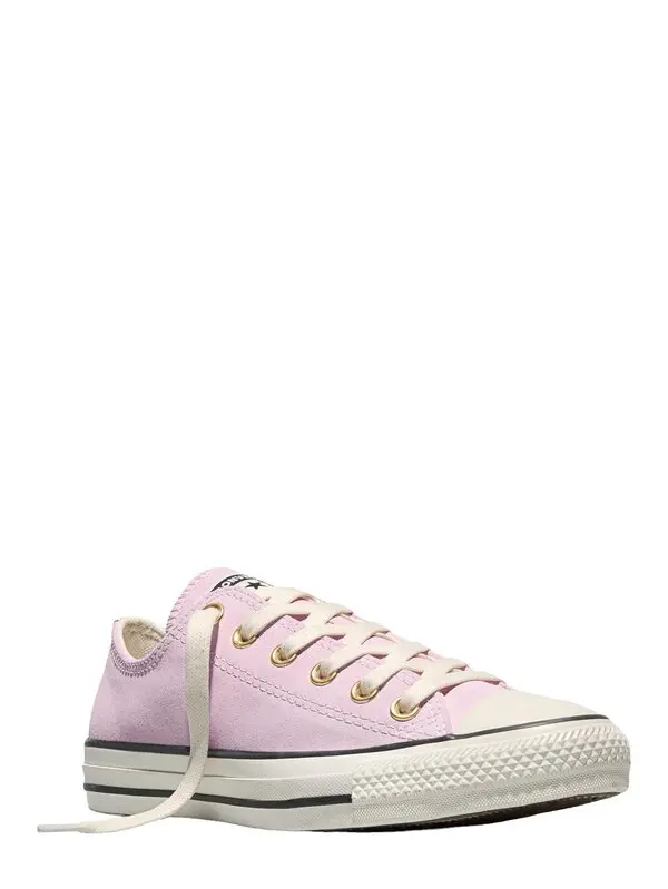 CONVERSE Gender Inclusive Chuck Taylor All Star Suede Low Top Sneaker - New Found Bloom/gold/egret