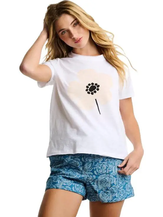 Lisa Todd Posy Posse Tee - White