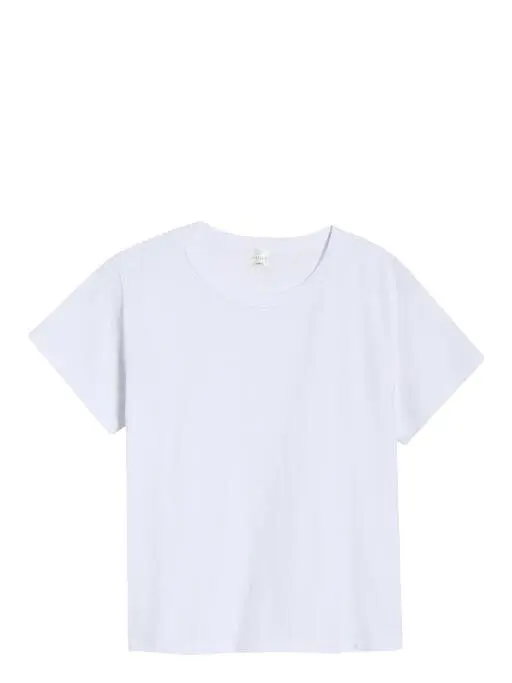 LESET The Margo Crop Tee - White