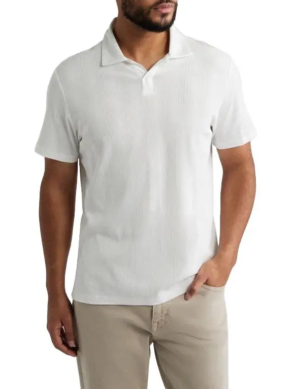 Robert Barakett Portmao Johnny Collar Polo - White