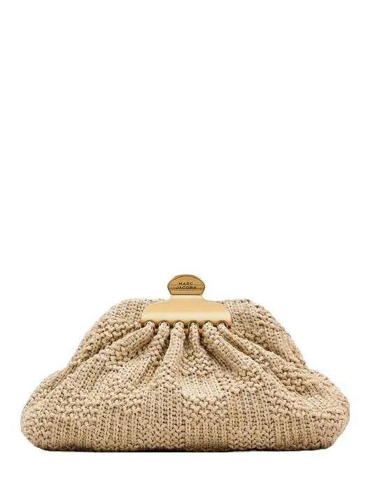 Marc Jacobs The Summer Woven Glam Small Clutch - Natural