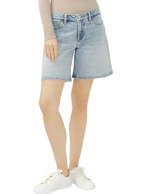 SILVER JEANS CO. Loose & Low Denim Shorts - Santa Rosa