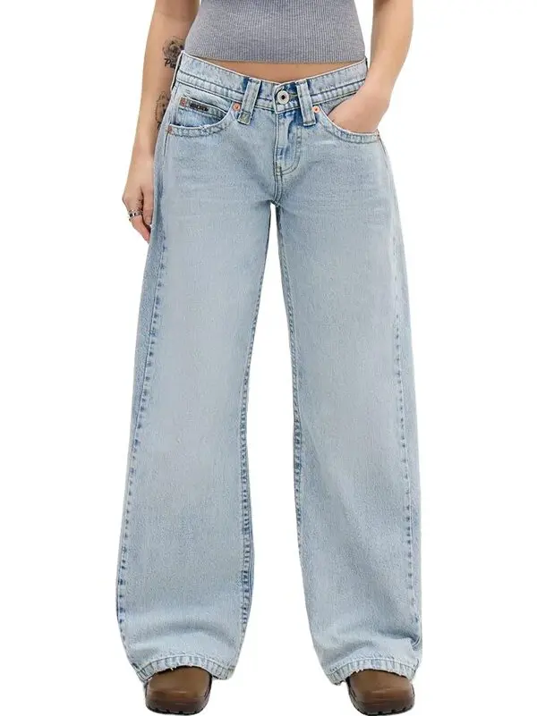 BDG URBAN OUTFITTERS Kayla Wide Leg Jeans - Bleach