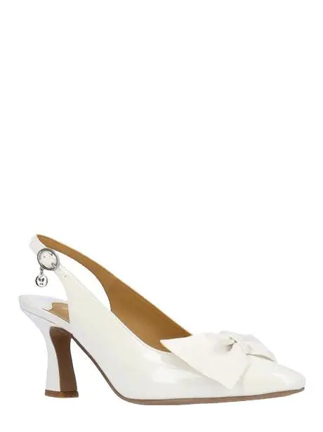 J. Reneé Harlan Slingback Pump - White