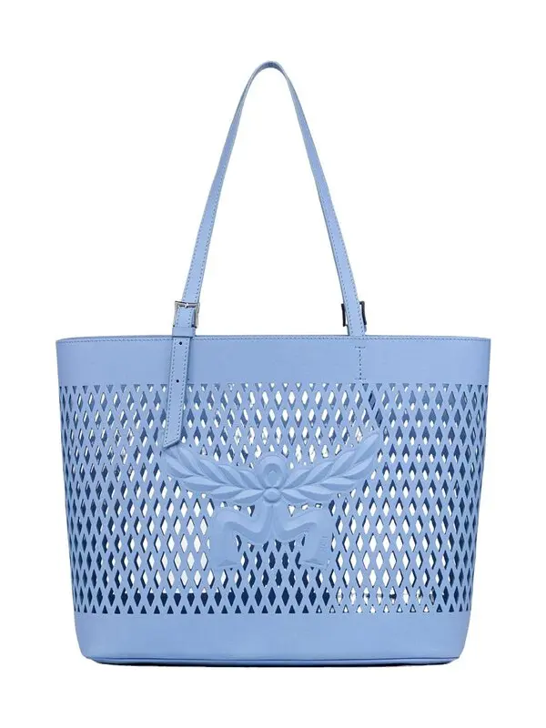 Mcm Medium Himmel Shopper - Della Robbia Blue