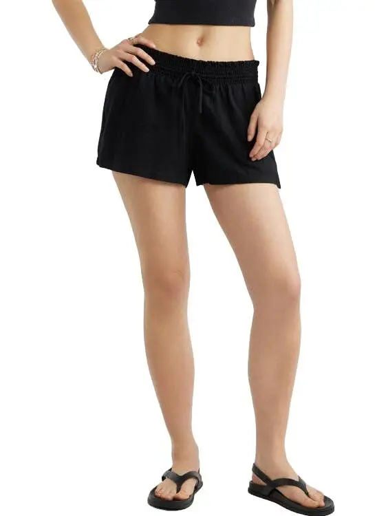 Bp. Linen Blend Shorts - Black