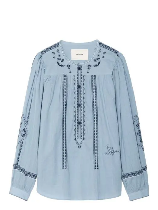 Zadig&Voltaire Tigy Tunic - Sky