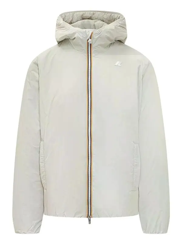 K-WAY Hooded Jacket - Neutrals