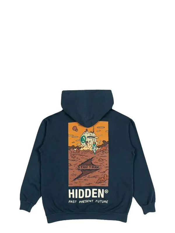 HIDDEN NY X Star Trak Landing Hoodie - Navy Blue