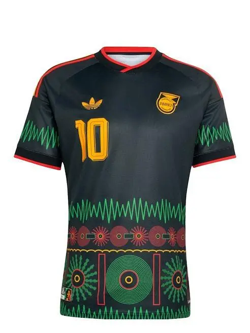 Adidas Bob Marley Jamaica 2026 Away Jersey - Black