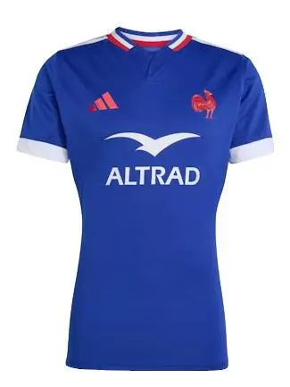Adidas France Rugby Replica Jersey By - Semi Lucid Blue