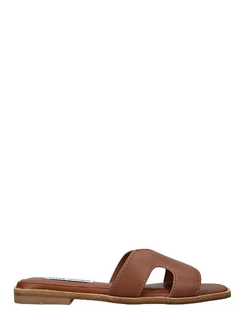 Steve Madden Bondst Leather Sandals - Brown
