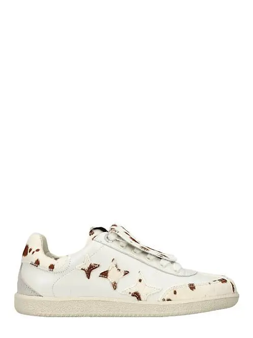 DUKE + DEXTER Cow Leather Trainers - White/oth