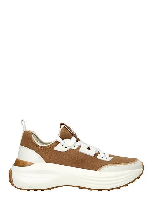 TOD'S Sportiva 81l Stretch-knit Trainers - Camel/comb